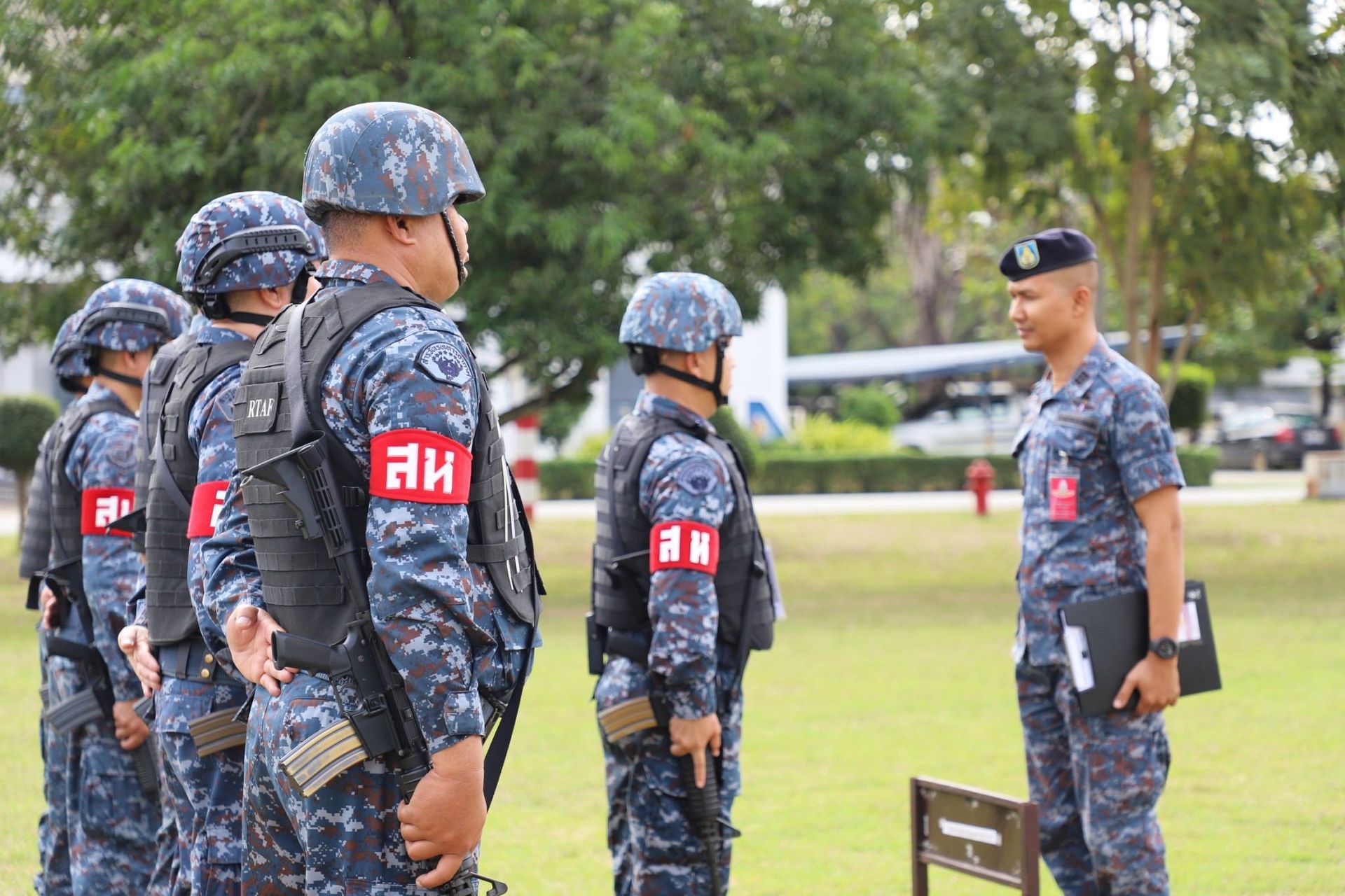 กองบิน 46 ตรวจสอบความพร้อมรบ และทดสอบแผนป้องกันที่ตั้งหน่วยกองทัพอากาศ ...